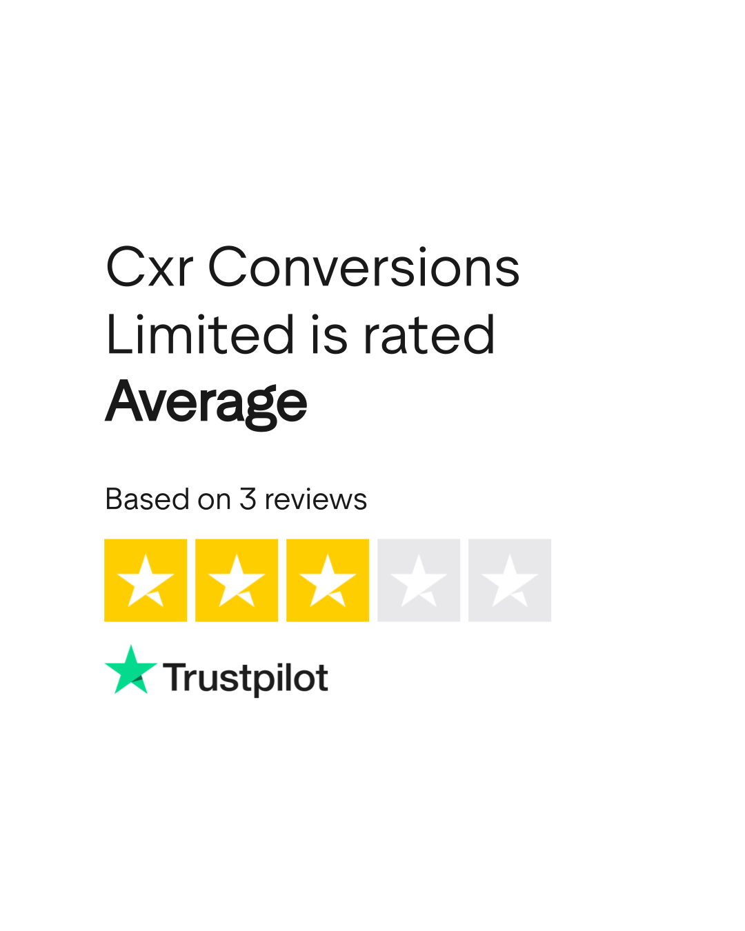 Cxr Conversions Limited Reviews | Read Customer Service Reviews of ...