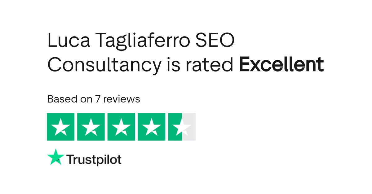 Luca Tagliaferro SEO Consultancy Reviews | Read Customer Service ...
