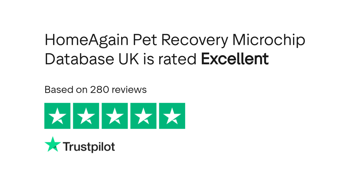 HomeAgain Pet Recovery Microchip Database UK Reviews | Read Customer Service Reviews of ...
