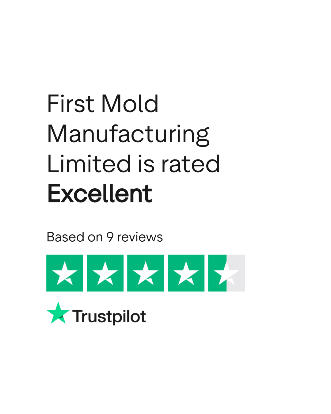 First Mold Manufacturing Limited Reviews | Read Customer Service ...