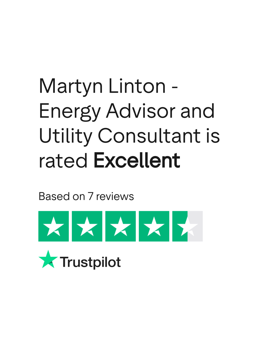 Martyn Linton - Energy Advisor and Utility Consultant Reviews | Read Customer Service Reviews of ...