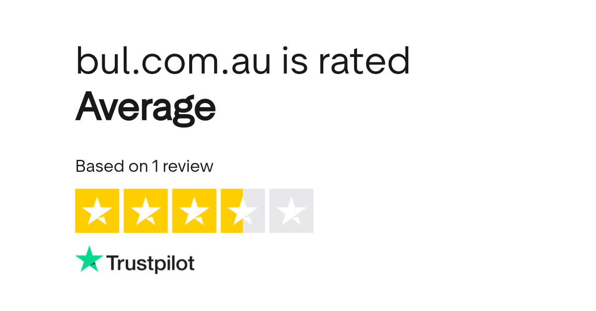 bul.com.au Reviews | Read Customer Service Reviews of bul.com.au