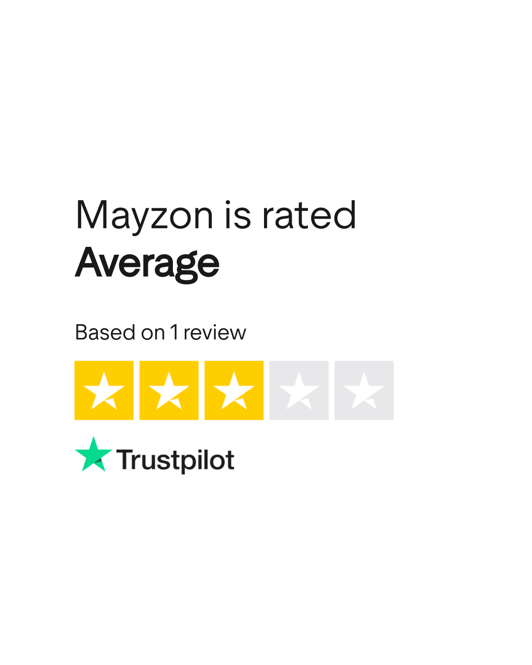 Mayzon Reviews | Read Customer Service Reviews of mayzon.com