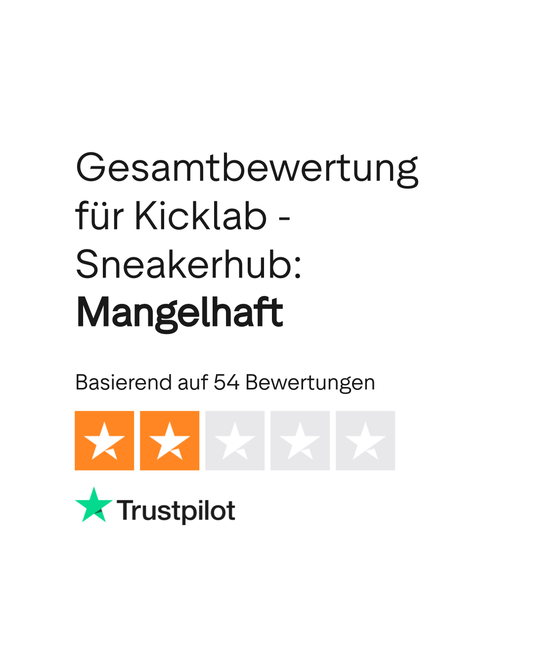 Bewertungen zu Kicklab - Sneakerhub | Lesen Sie Kundenbewertungen zu kicklab.de