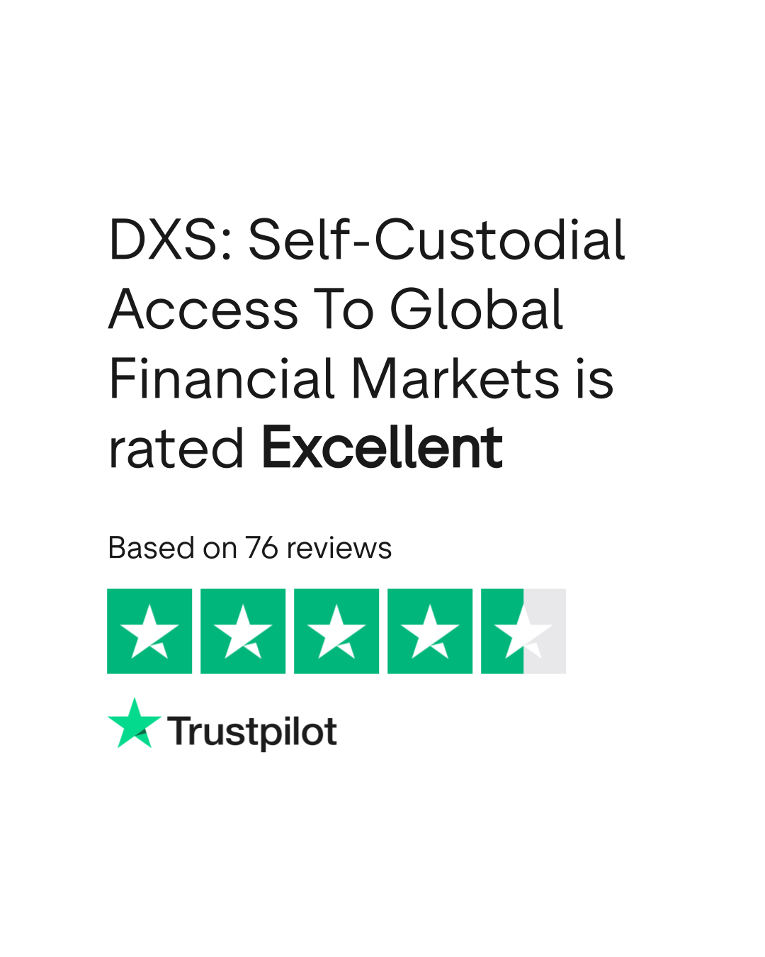 DXS: Self-Custodial Access To Global Financial Markets Reviews | Read ...