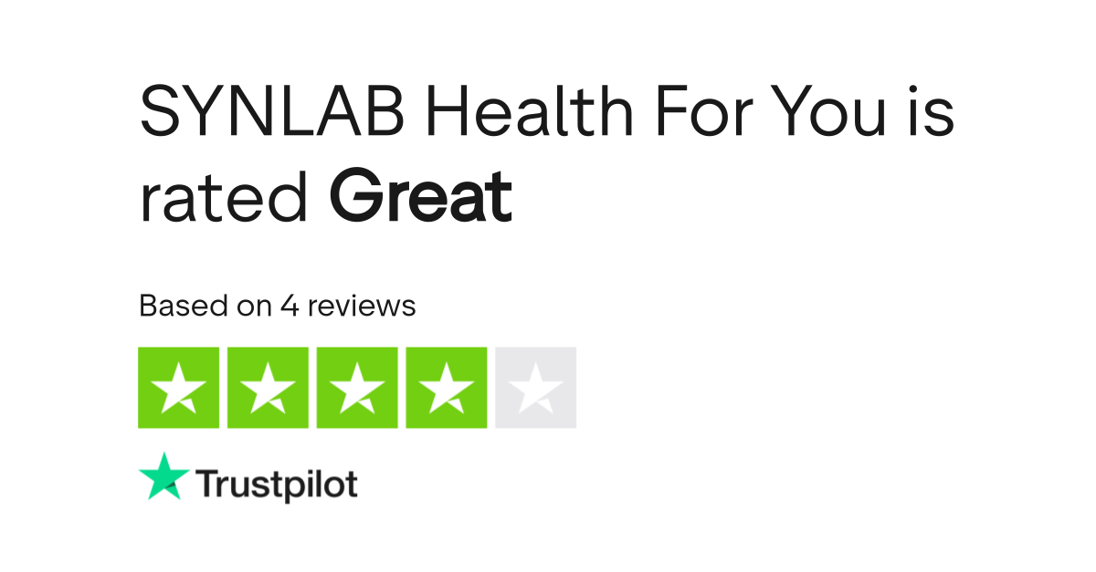 SYNLAB Health For You Reviews | Read Customer Service Reviews of shop.synlab.co.uk