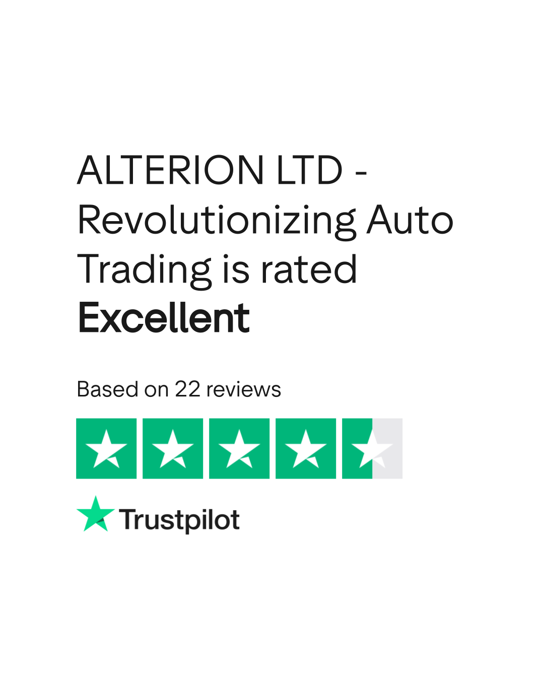 ALTERION LTD - Revolutionizing Auto Trading Reviews | Read Customer ...