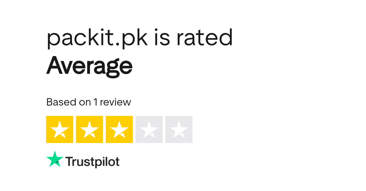 packit.pk Reviews | Read Customer Service Reviews of packit.pk