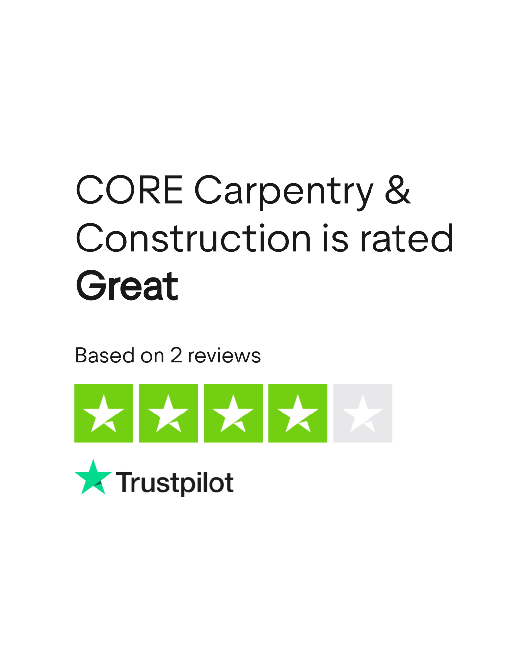CORE Carpentry & Construction Reviews | Read Customer Service Reviews ...