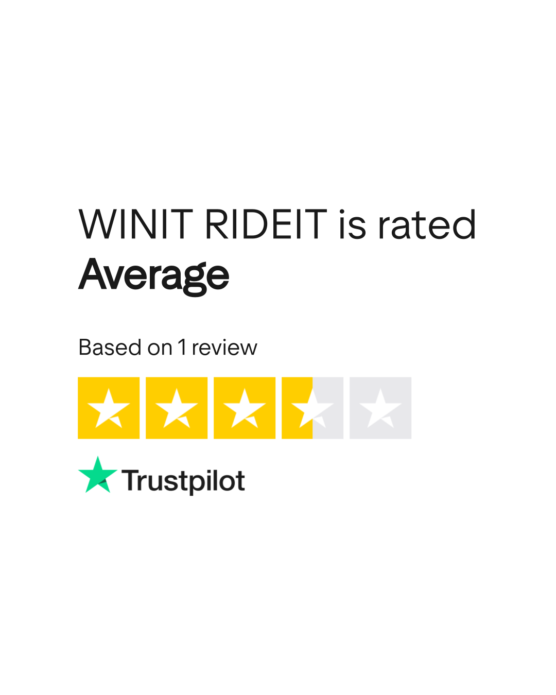 WINIT RIDEIT Reviews | Read Customer Service Reviews of winit-rideit.co.uk