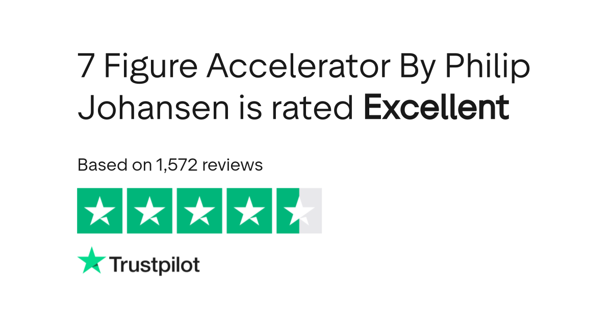 7 Figure Accelerator By Philip Johansen Reviews | Read Customer Service ...