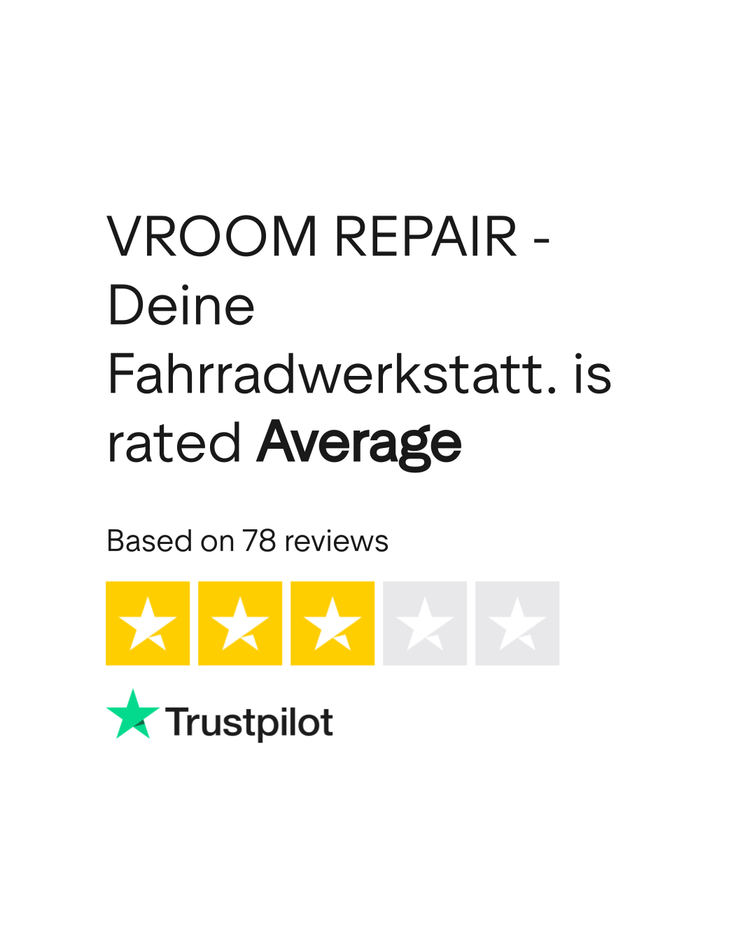 VROOM REPAIR - Deine Fahrradwerkstatt. Reviews | Read Customer Service ...