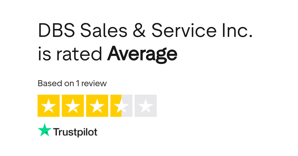 DBS Sales & Service Inc. Reviews | Read Customer Service Reviews of ...