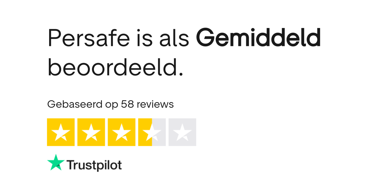 Persafe reviews | Bekijk consumentenreviews over persafe.eu