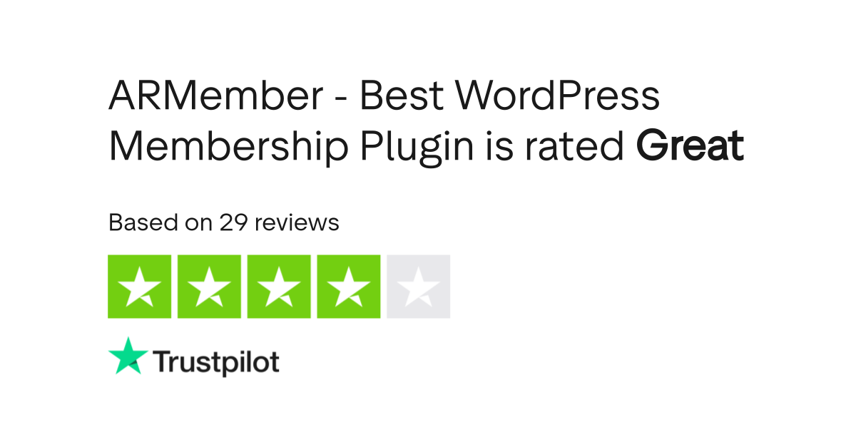 ARMember - Best WordPress Membership Plugin Reviews | Read Customer Service Reviews of www ...