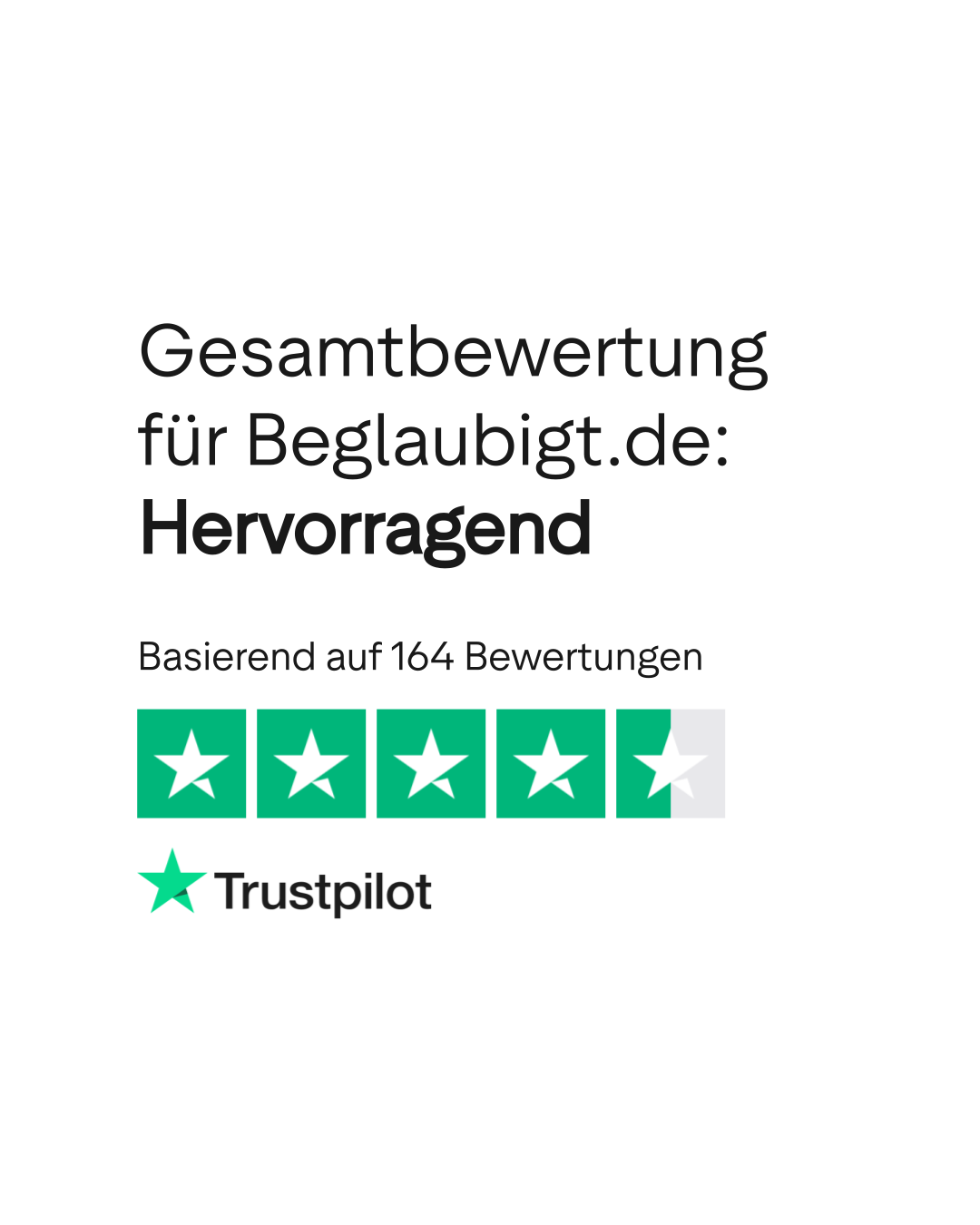 Bewertungen zu Beglaubigt.de | Lesen Sie Kundenbewertungen zu beglaubigt.de