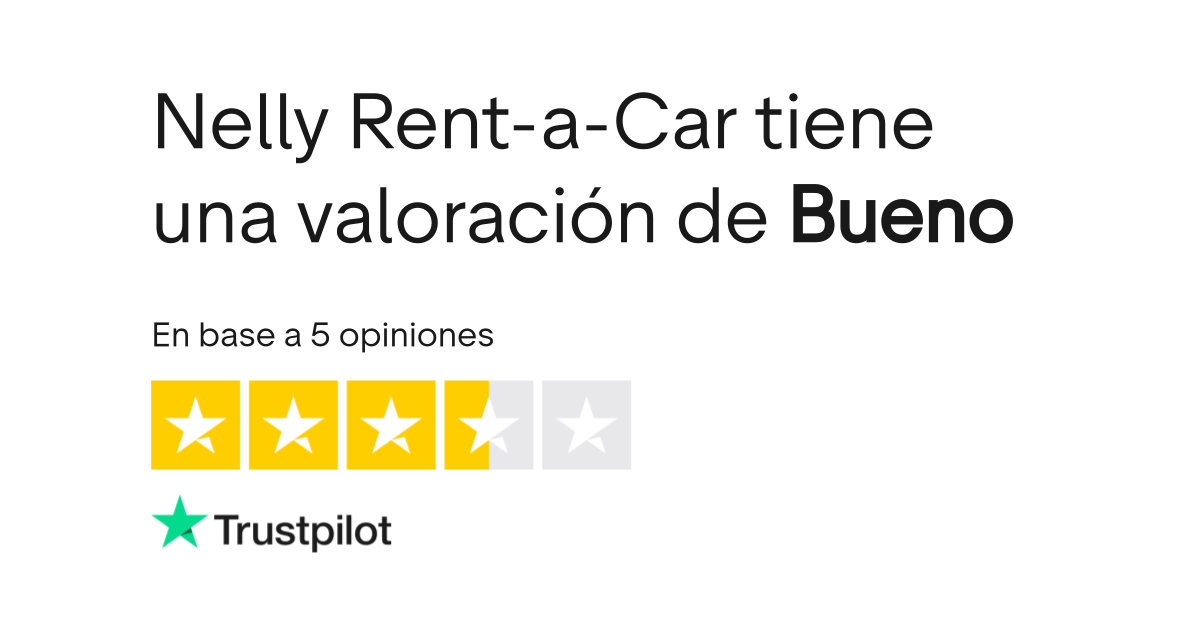Opiniones sobre Nelly Rent-a-Car | Lee las opiniones sobre el servicio ...