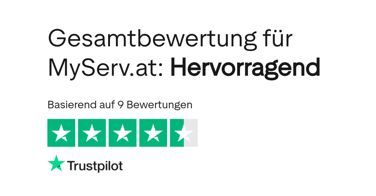 Bewertungen zu MyServ.at | Lesen Sie Kundenbewertungen zu myserv.at