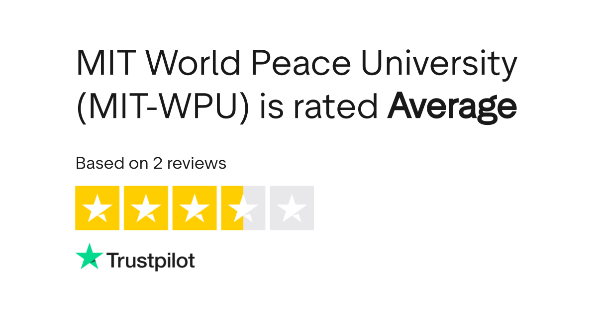 MIT World Peace University (MIT-WPU) Reviews | Read Customer Service ...