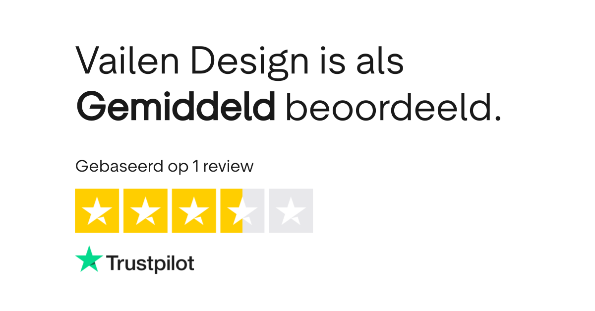 Vailen Design reviews | Bekijk consumentenreviews over vailendesign.com