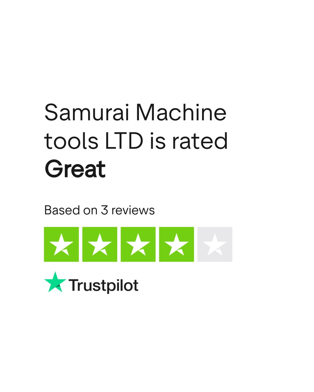 Samurai Machine tools LTD Reviews | Read Customer Service Reviews of ...