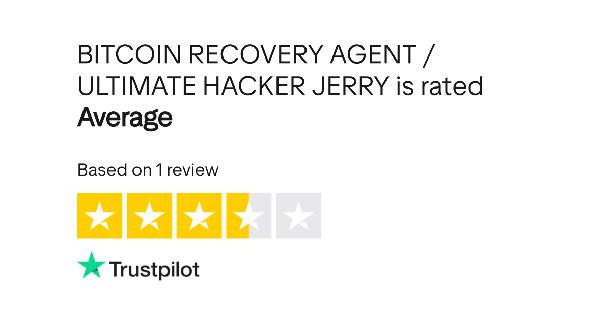 BITCOIN RECOVERY AGENT / ULTIMATE HACKER JERRY Reviews | Read Customer ...