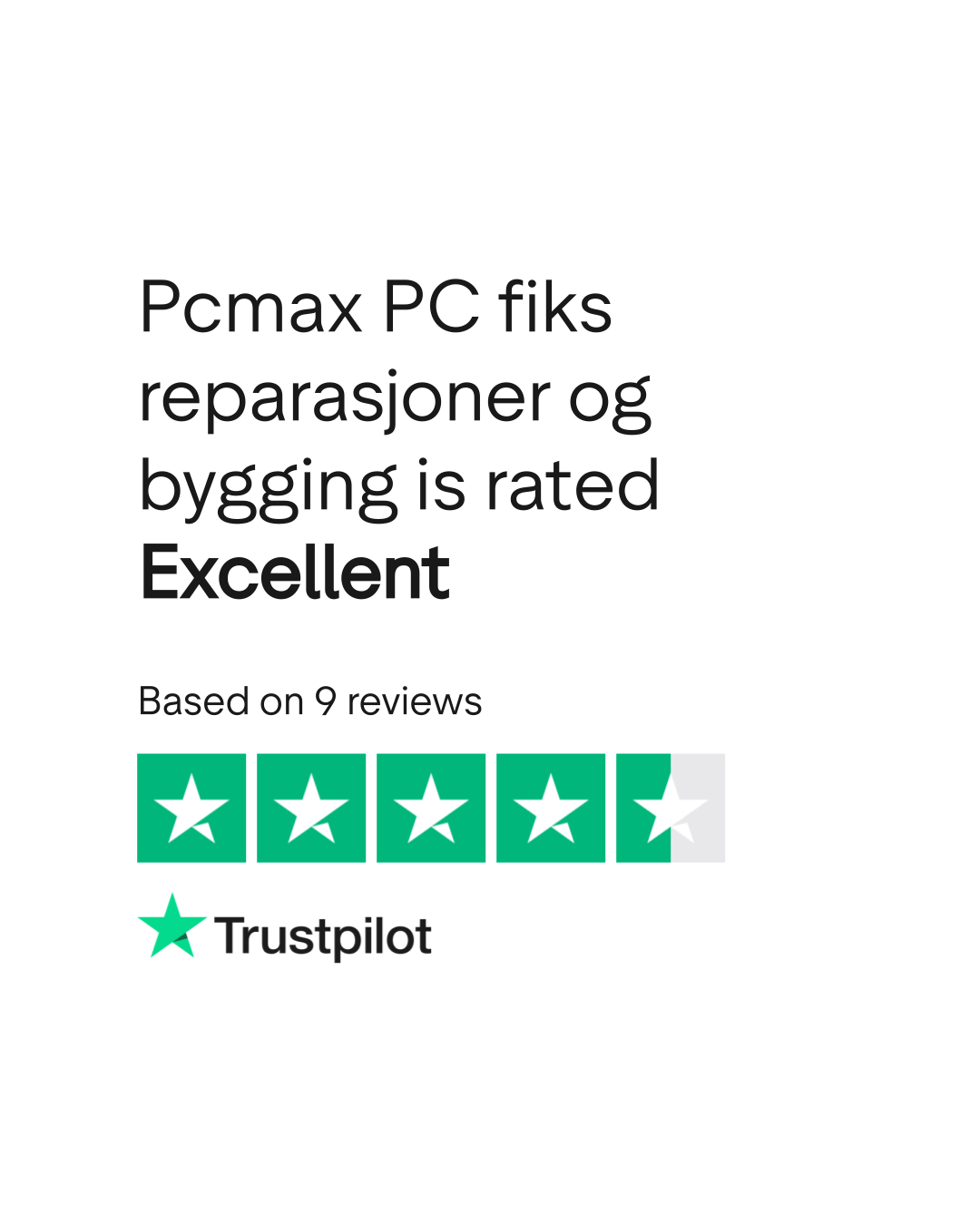 Pcmax PC fiks reparasjoner og bygging Reviews | Read Customer Service Reviews of www.pcmax.no