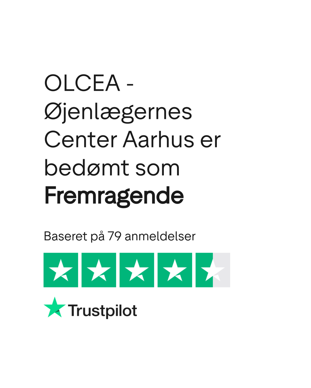 Anmeldelser af OLCEA - Øjenlægernes Center Aarhus | Læs kundernes ...