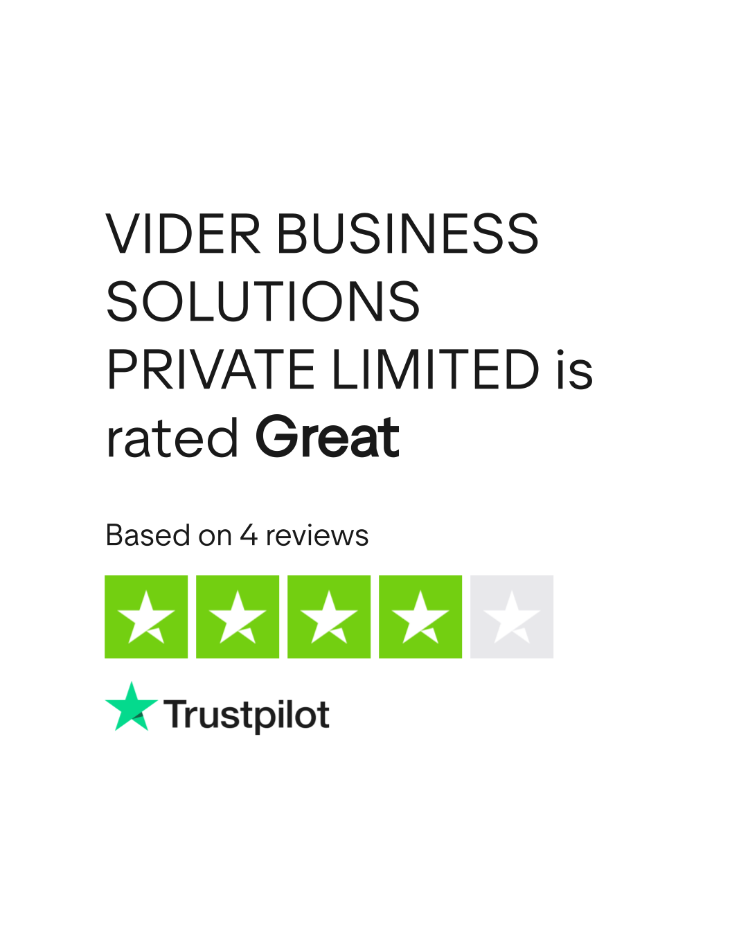 VIDER BUSINESS SOLUTIONS PRIVATE LIMITED Reviews | Read Customer ...