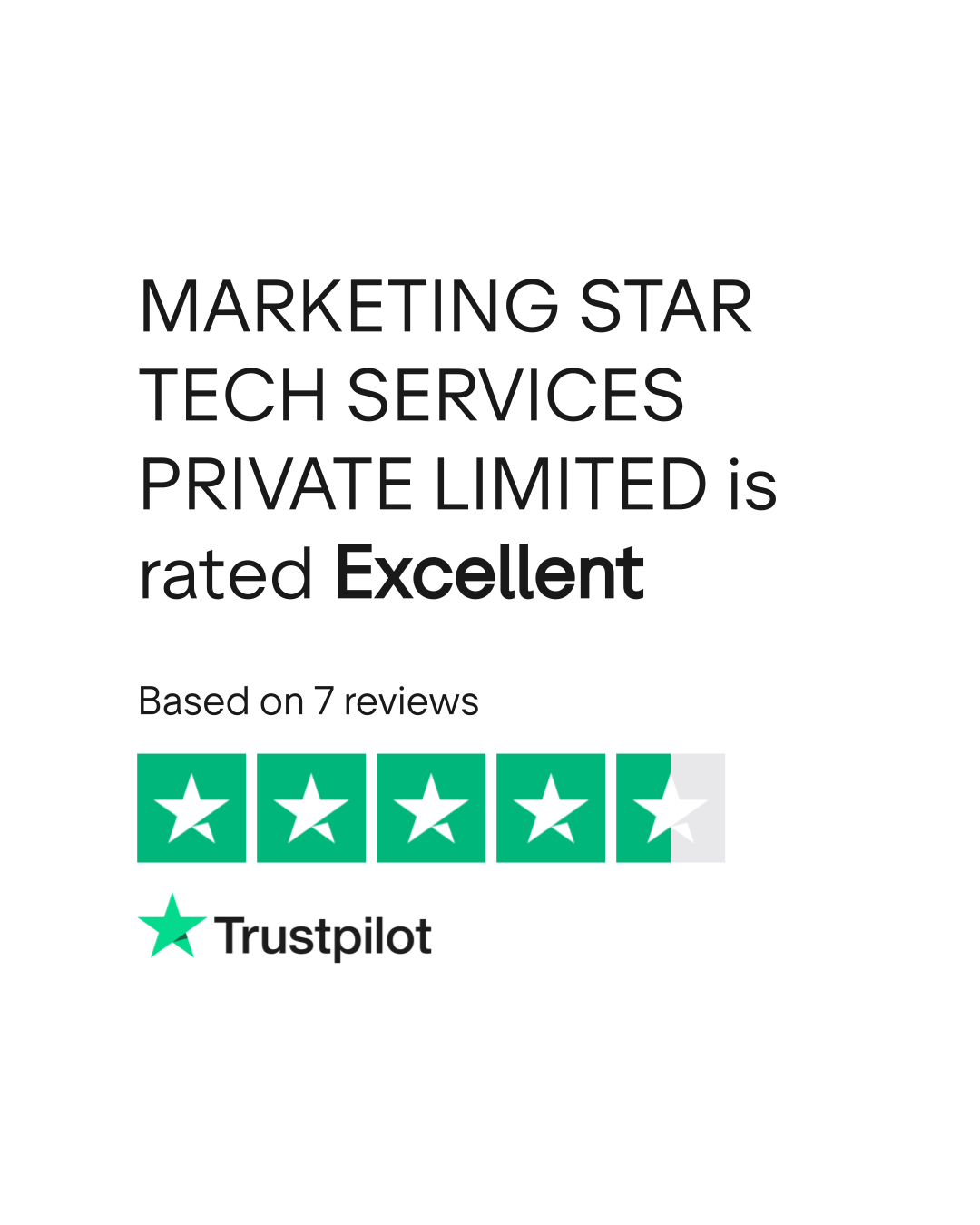 MARKETING STAR TECH SERVICES PRIVATE LIMITED Reviews | Read Customer Service Reviews of ...