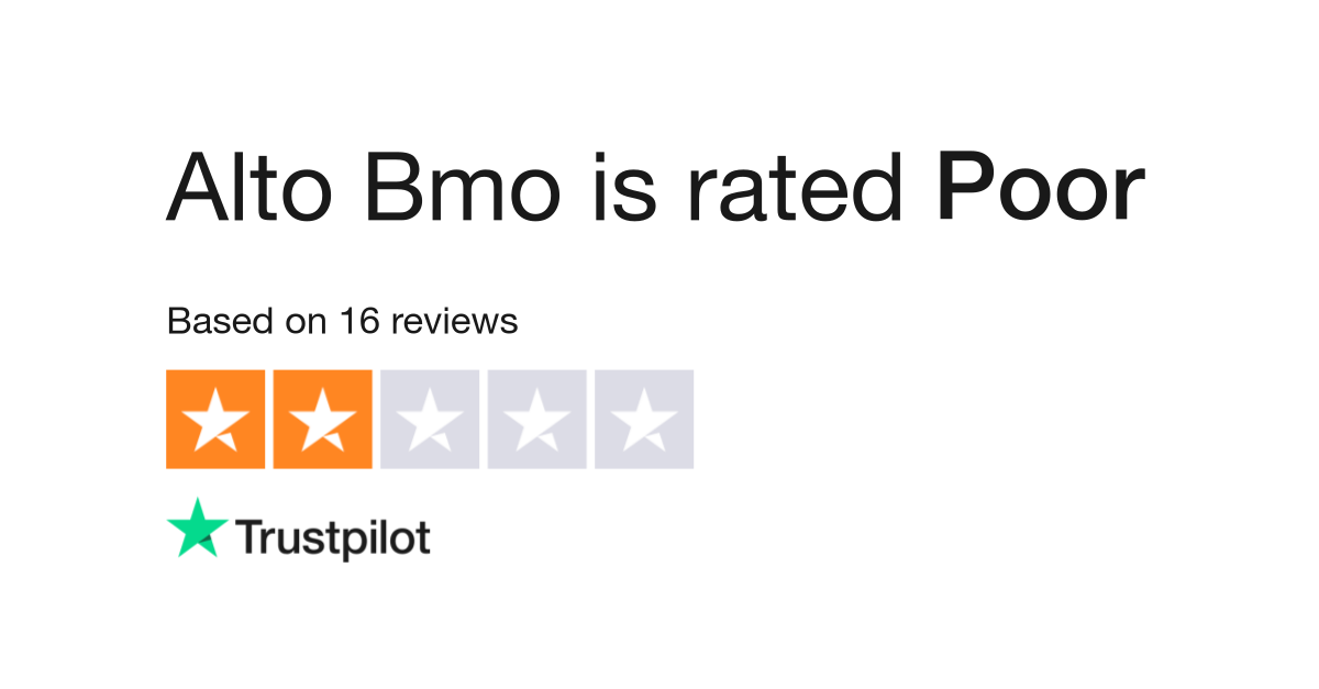 Alto Bmo Reviews | Read Customer Service Reviews of alto.bmo.com