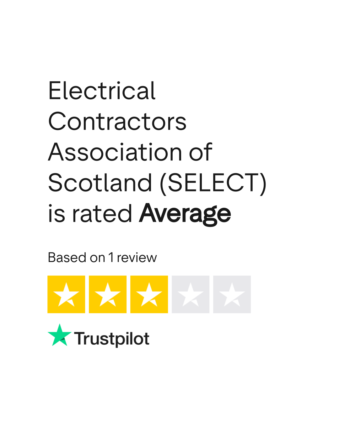 Electrical Contractors Association of Scotland (SELECT) Reviews | Read ...