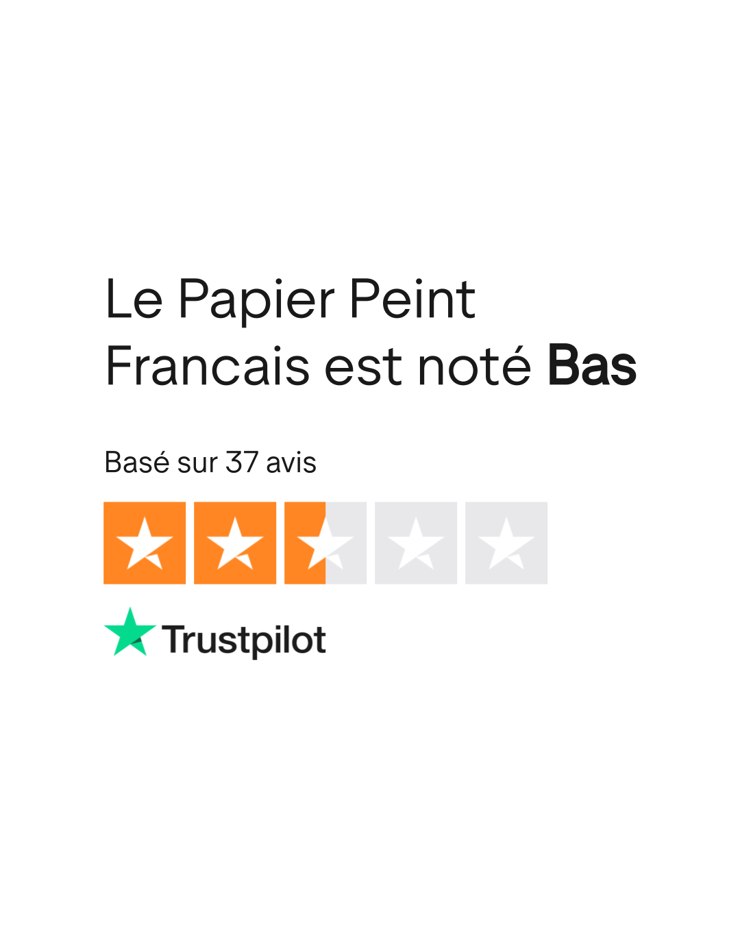 Avis de Le Papier Peint Francais | Lisez les avis marchands de le ...