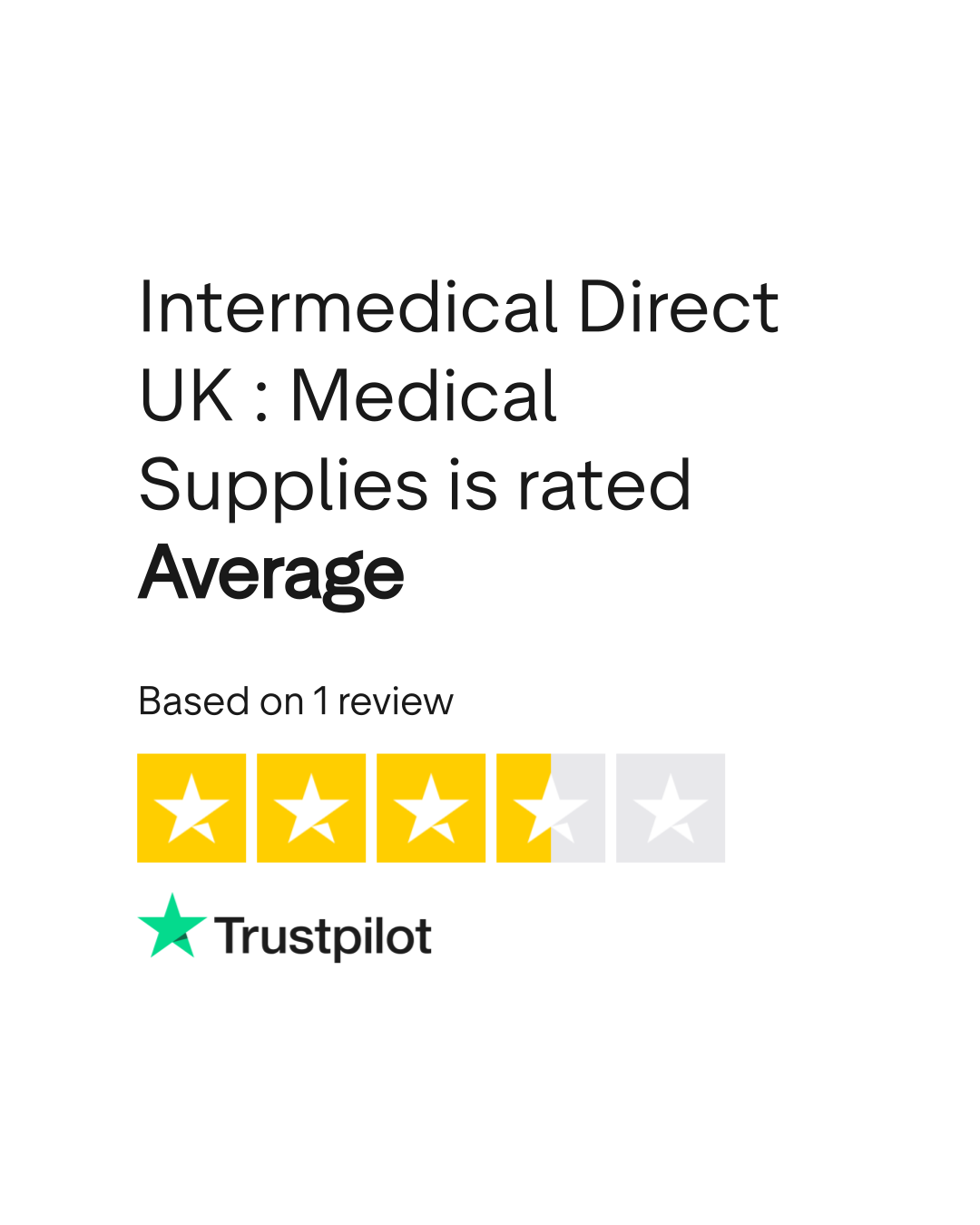 Intermedical Direct UK : Medical Supplies Reviews | Read Customer ...