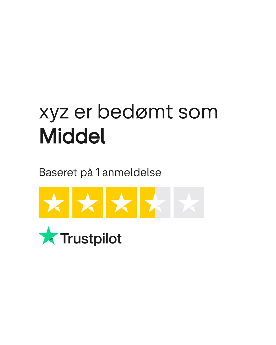 Anmeldelser af xyz | Læs kundernes anmeldelser af xyzca.dk