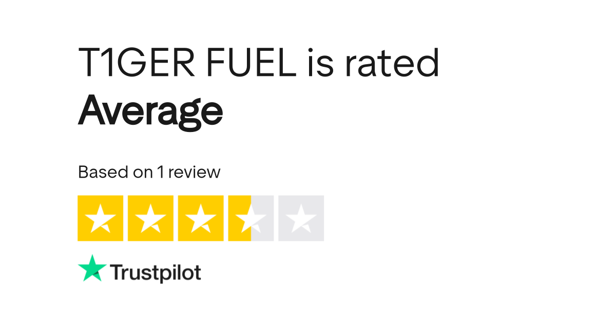 T1GER FUEL Reviews | Read Customer Service Reviews of t1gerfuel.com