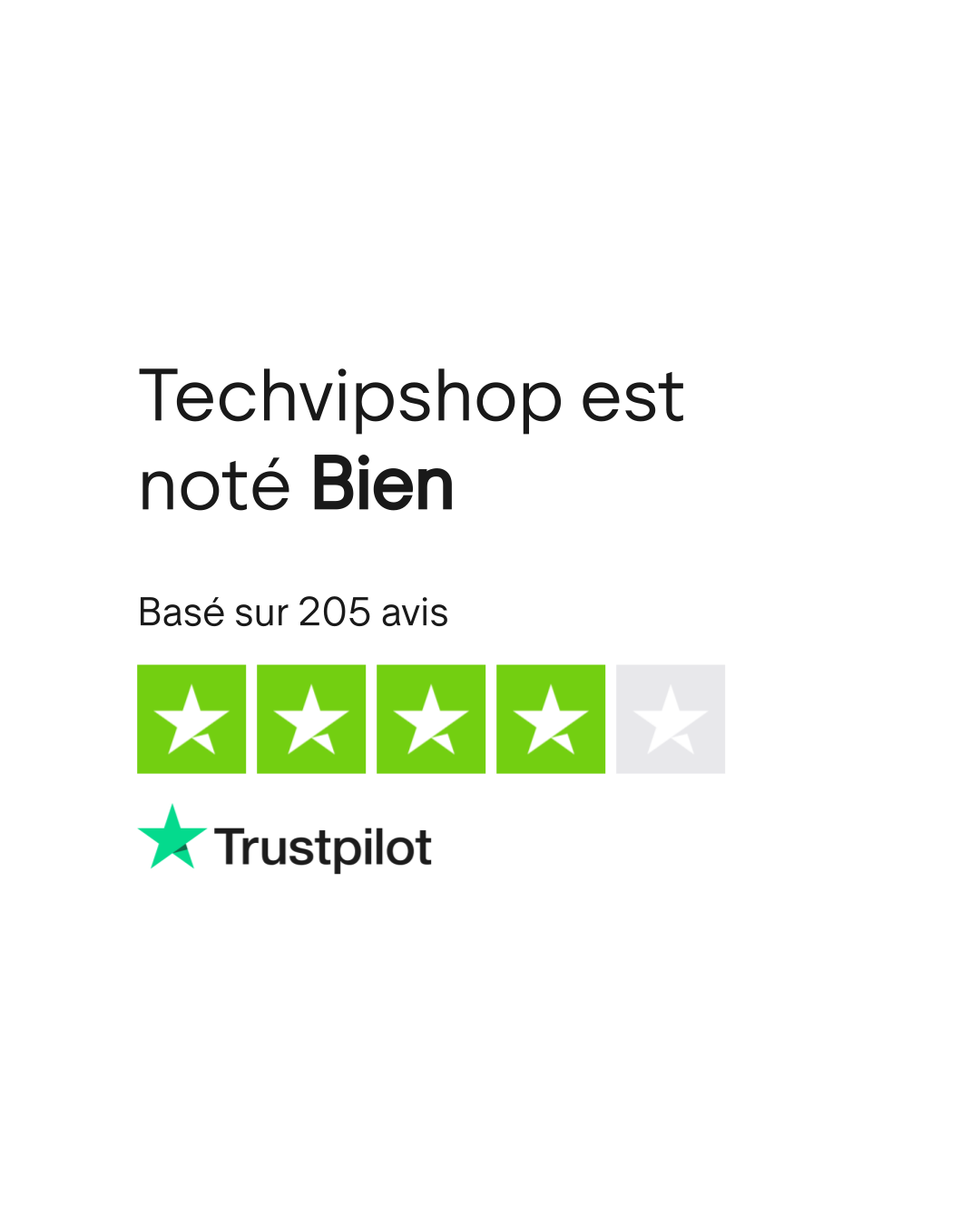 Avis de Techvipshop | Lisez les avis marchands de techvipshop.com