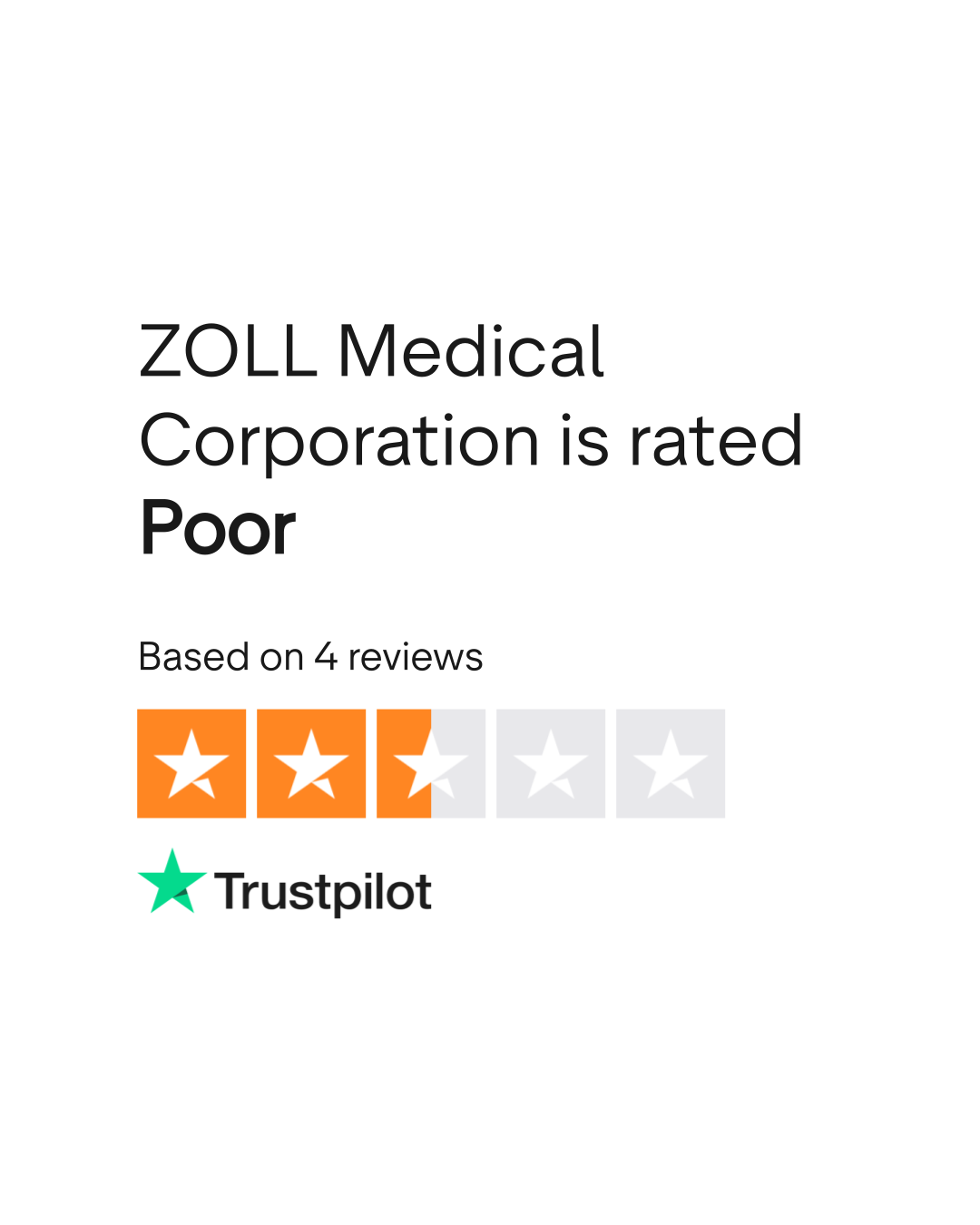 ZOLL Medical Corporation Reviews | Read Customer Service Reviews of ...