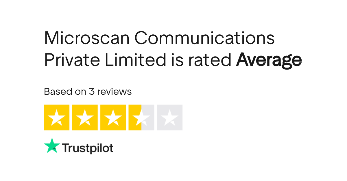 Microscan Communications Private Limited Reviews | Read Customer Service Reviews of ...