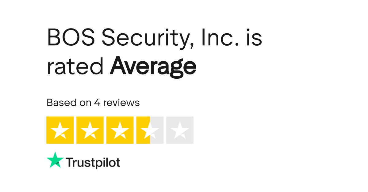 BOS Security, Inc. Reviews | Read Customer Service Reviews of bossecurity.com