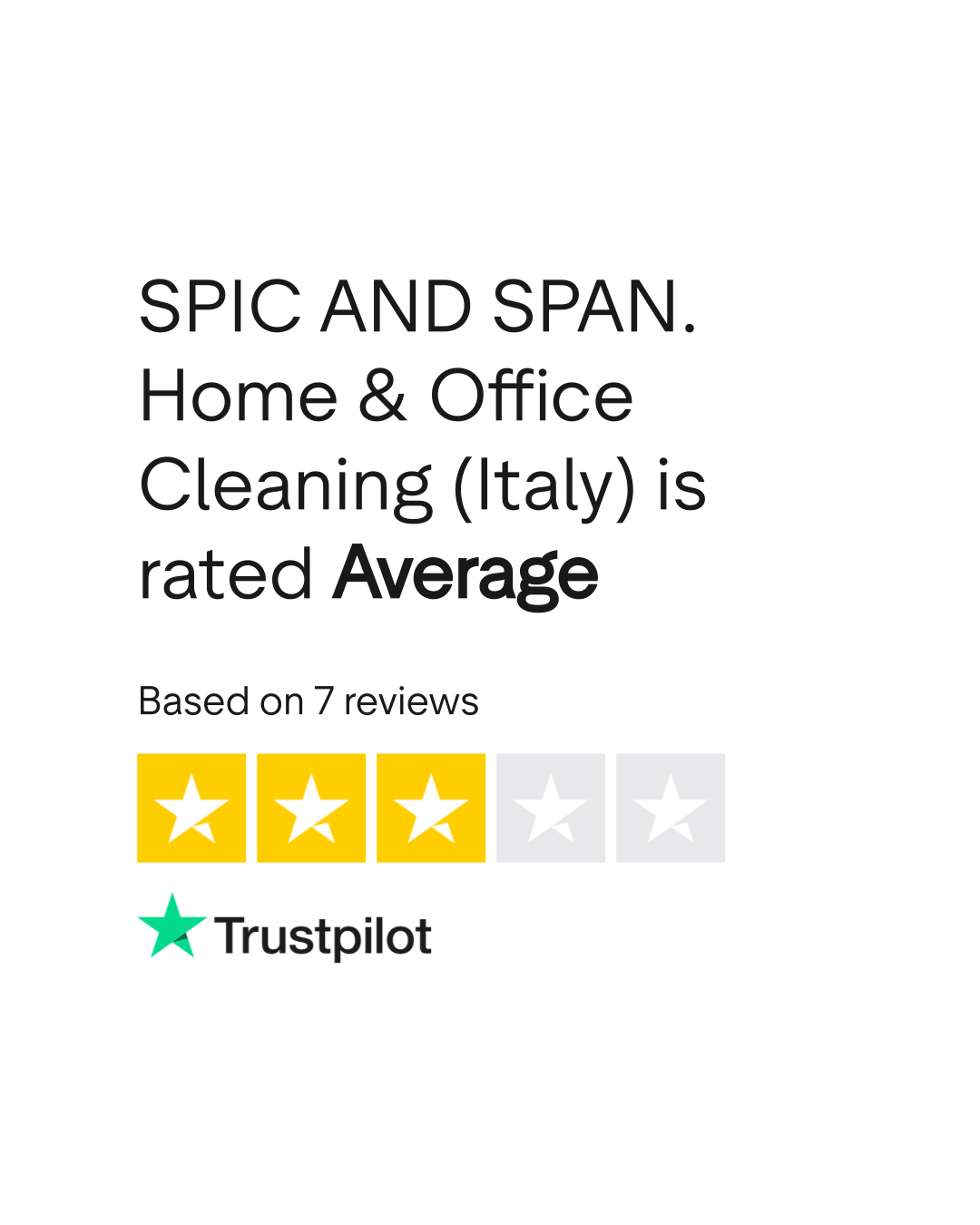 SPIC AND SPAN. Home & Office Cleaning (Italy) Reviews | Read Customer ...