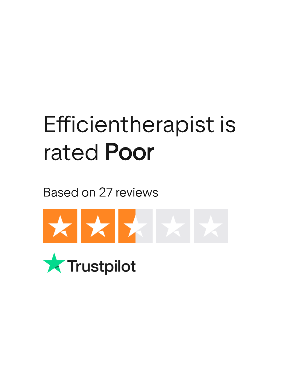 Efficientherapist Reviews | Read Customer Service Reviews of efficientherapist.com