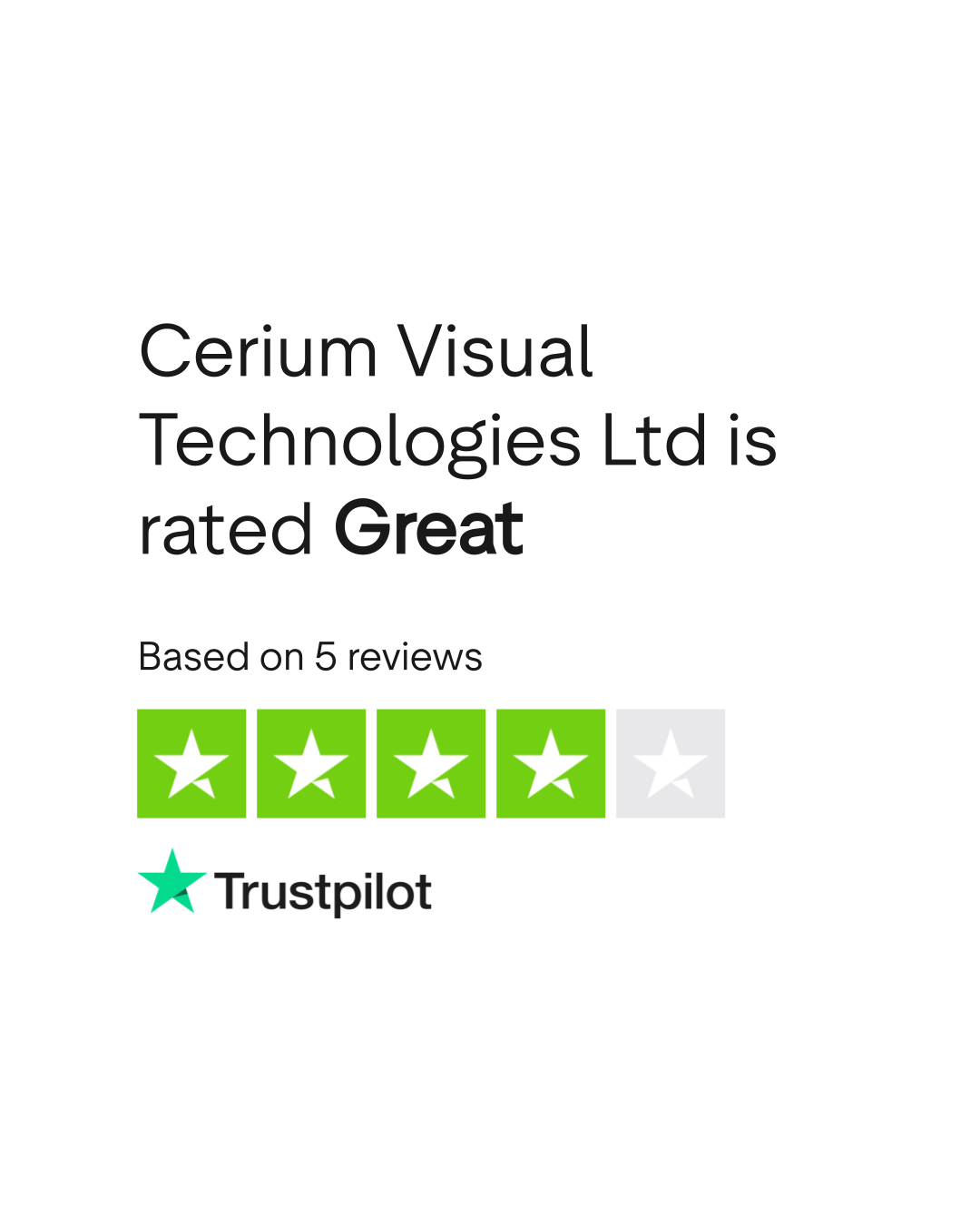 Cerium Visual Technologies Ltd Reviews | Read Customer Service Reviews of ceriumvistech.com
