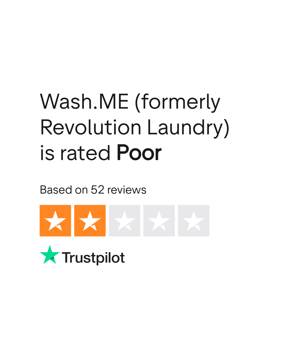 Wash.ME (formerly Revolution Laundry) Reviews | Read Customer Service ...