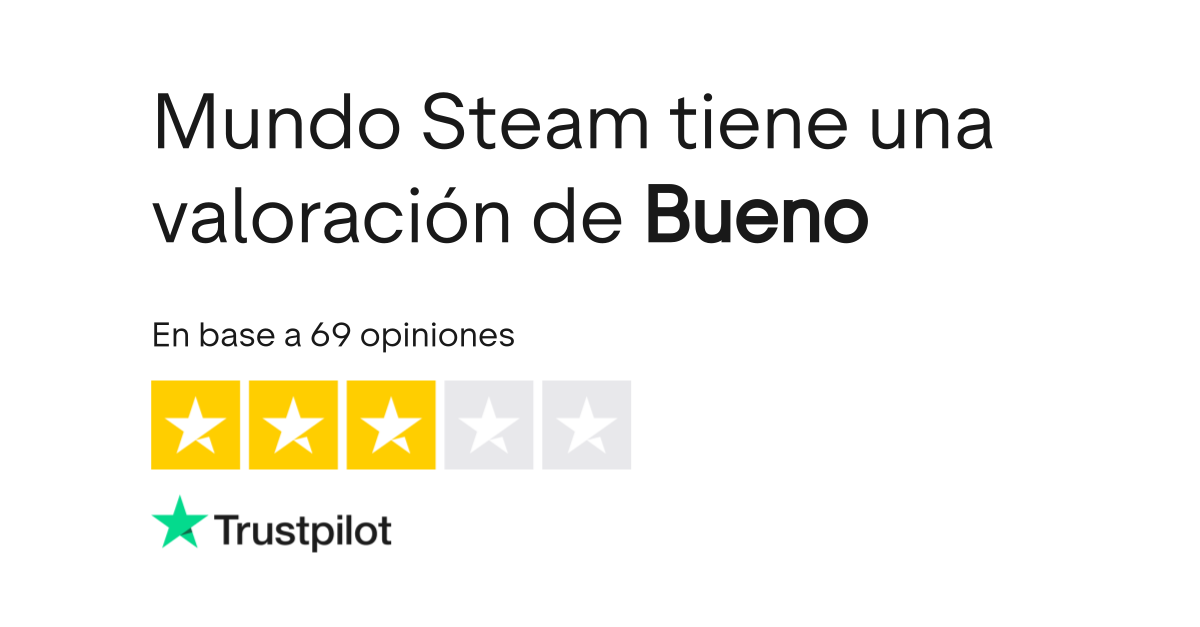 Opiniones sobre Mundo Steam | Lee las opiniones sobre el servicio de ...