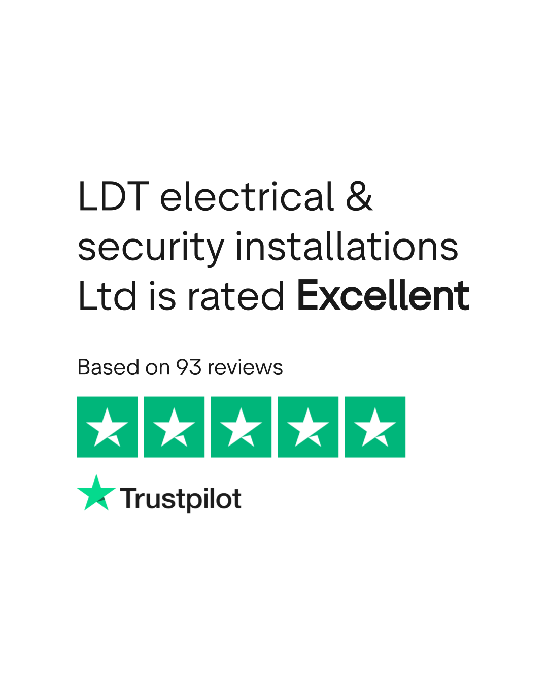 LDT electrical & security installations Ltd Reviews | Read Customer Service Reviews of ...
