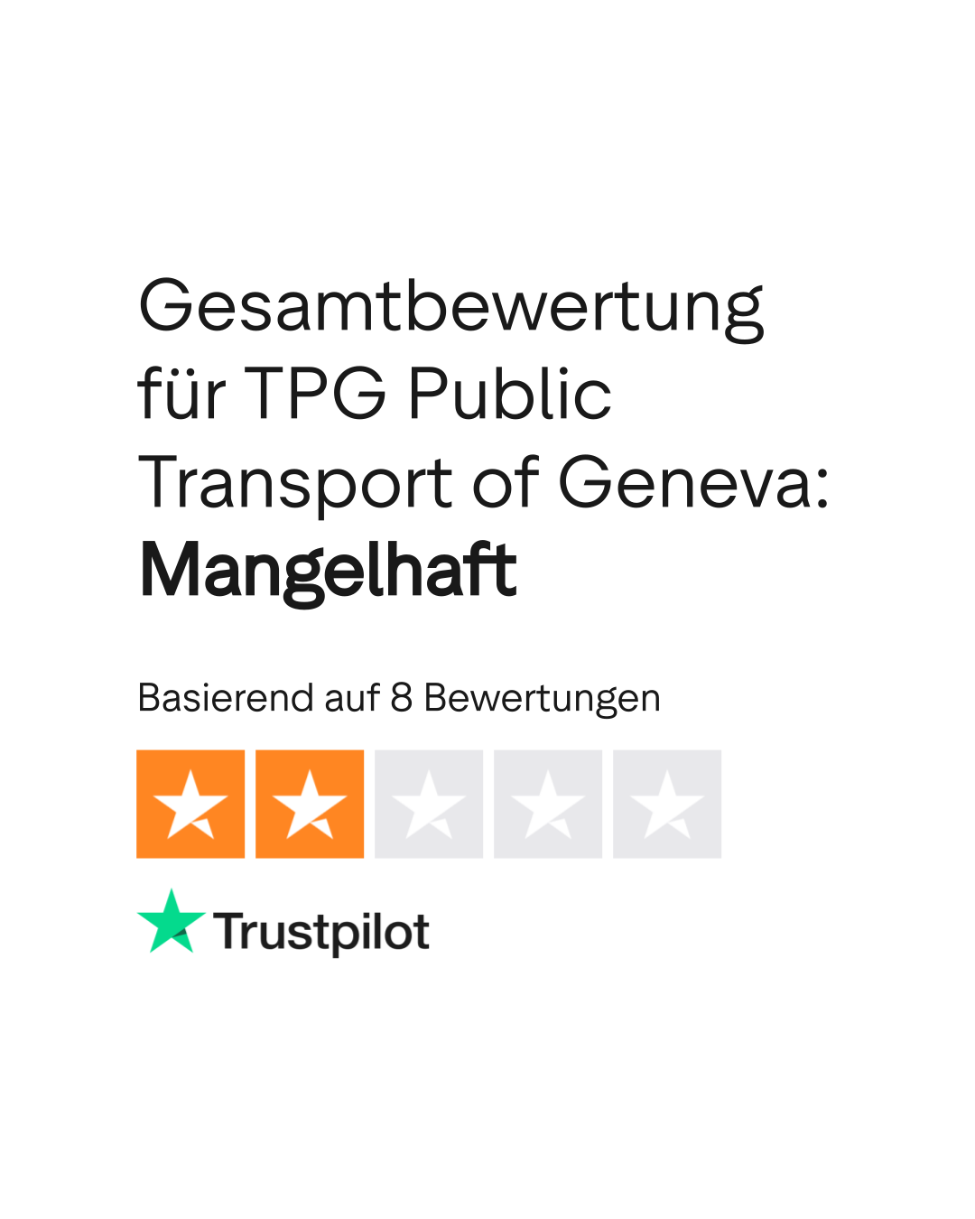 Bewertungen zu TPG Public Transport of Geneva | Lesen Sie ...
