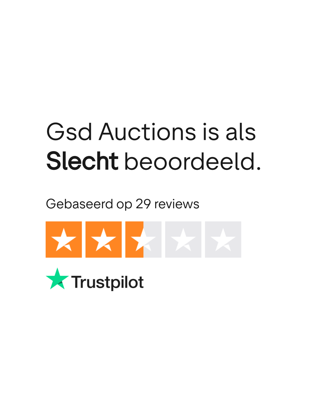 Gsd Auctions reviews | Bekijk consumentenreviews over gsd-auctions.nl