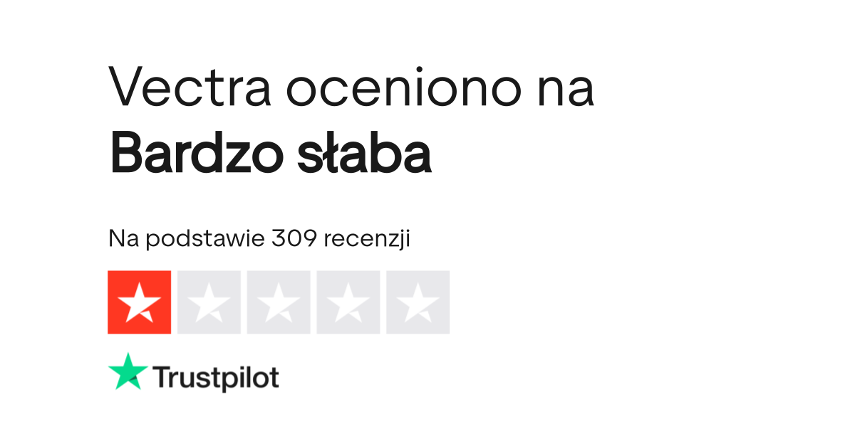 Vectra Recenzje | Czytaj recenzje klientów na temat vectra.pl