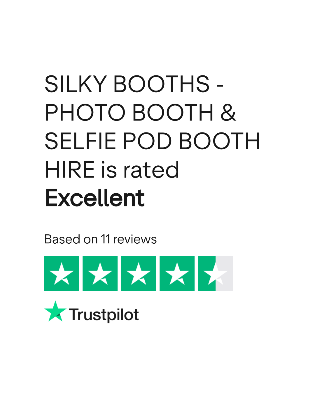 SILKY BOOTHS - PHOTO BOOTH & SELFIE POD BOOTH HIRE Reviews | Read ...